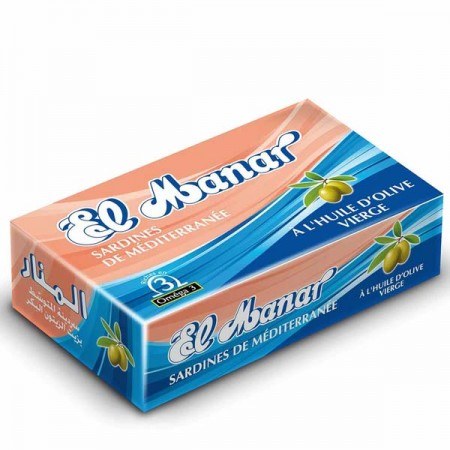 El Manar Sardines in Olive Oil 125g - Phoenicia Specialty Foods