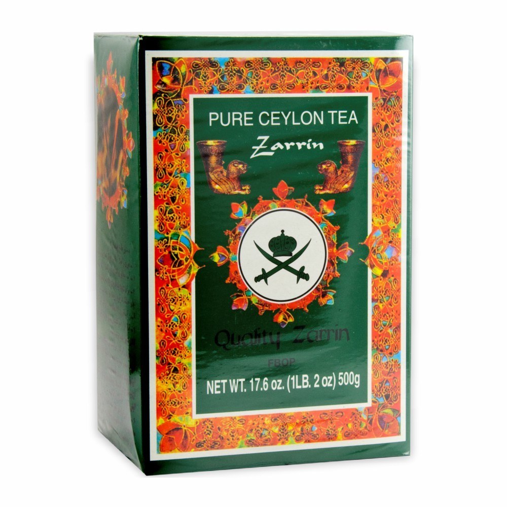 Zarrin Ceylon Tea (Green Box) 500g - Phoenicia Specialty Foods