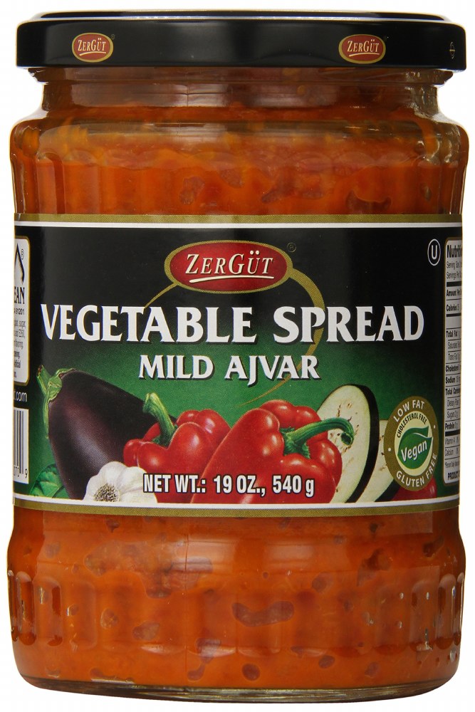 Zergut Mild Ajvar Vegetable Spread 19 oz - Phoenicia Specialty Foods