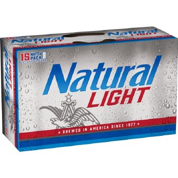 Natural Light 15 Pk Can - TOP SHELF BEER WINE & SPIRITS