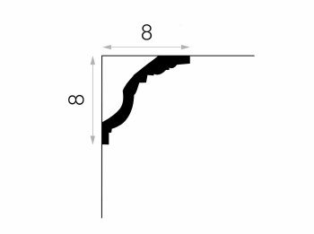 MDB102 CORNICE / COVING MOULDING 200CM - Painters Supply Limited
