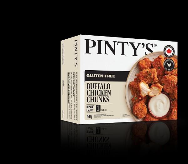 Pinty's Gluten Free Buffalo Chicken Chunks Uncooked- w/Ranch Sauce ...