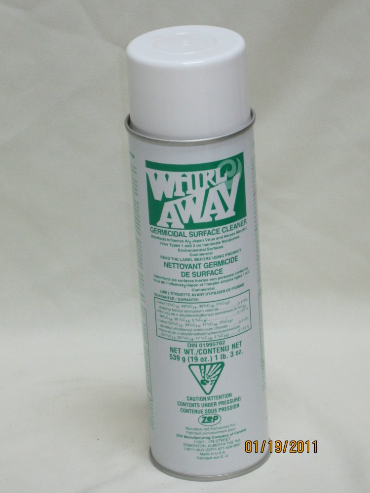 WHIRLAWAY FOAMING DISINFECTANT CLEANER - AEROSOL - Distributors North