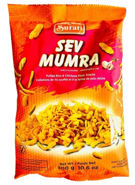 Surati Sev Mumra Garlic 300gm - Keemat Grocers
