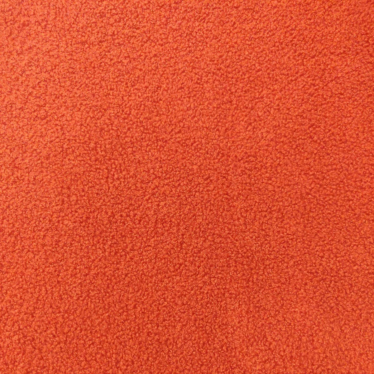 Teddy Fabric Italian Orange - WM Trimmings