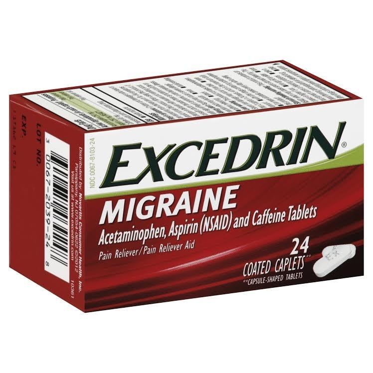 Excedrin Migraine Caplets 24 ct - Ravi's Import Warehouse