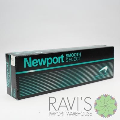 Newport Smooth Select Menthol Box - Ravi's Import Warehouse