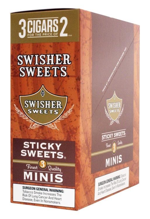 Swisher Sweets Mini Cigarillos Sticky Sweets - Ravi's Import Warehouse