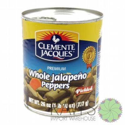 Clemente Jacques Whole Jalapeno Peppers - Ravi's Import Warehouse