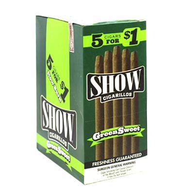 Show Cigarillos Green Sweet - Ravi's Import Warehouse