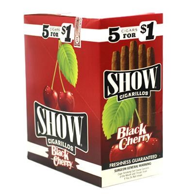 Show Cigarillos Black Cherry - Ravi's Import Warehouse
