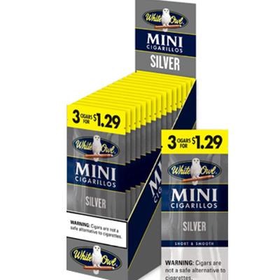 White Owl Mini Cigarillos Silver - Ravi's Import Warehouse