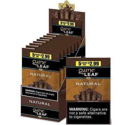 Game Cigar Rolled Leaf Natural - Ravi's Import Warehouse