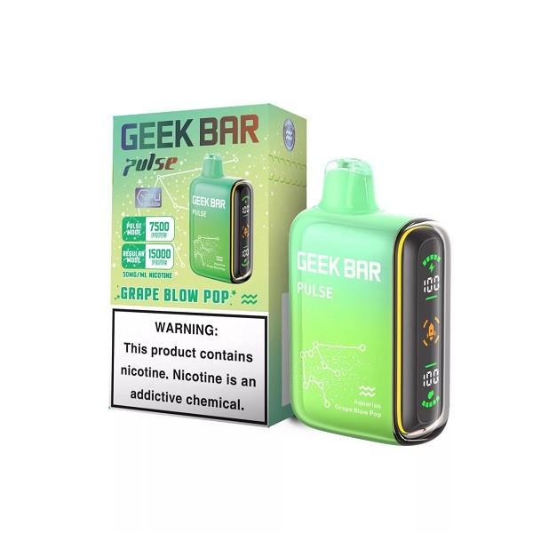 Geek Bar Pulse 15000 Disposible 16ml 5%Nic Grape B-Burst - Ravi's ...