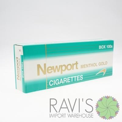 Newport Gold Menthol Box - Ravi's Import Warehouse