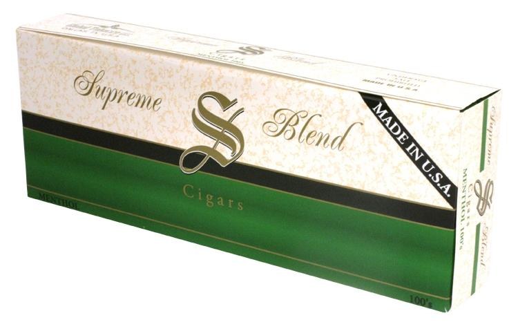 Supreme Blend Cigar Menthol 100 Soft - Ravi's Import Warehouse