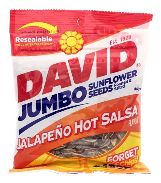 David Jalapeno Hot Salsa Sunflower Seeds - Ravi's Import Warehouse