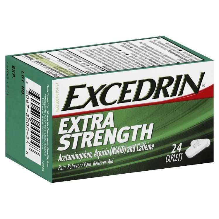 Excedrin Extra Strength Caplets 24 ct - Ravi's Import Warehouse