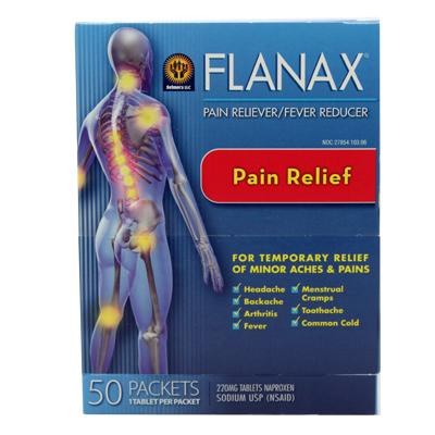 Flanax Tab Pain Relief 20 ct - Ravi's Import Warehouse