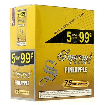 Supreme Cigarillos Pineapple - Ravi's Import Warehouse