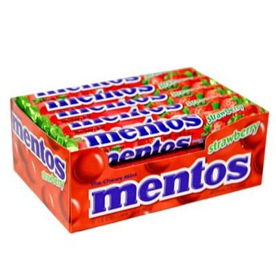 Mentos Strawberry Chewy Mint - Ravi's Import Warehouse