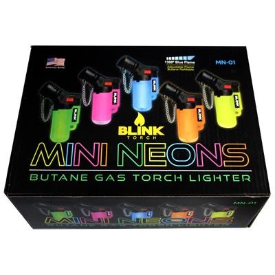Blink Mini Neon Angle Torch Lighter - Ravi's Import Warehouse