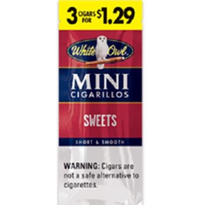 White Owl Mini Cigarillos Sweets - Ravi's Import Warehouse