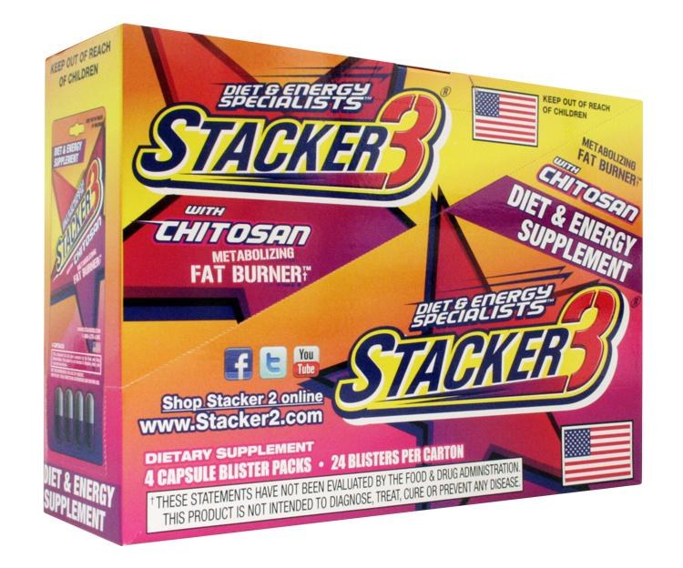 Stacker 3 Ephedra Free Blister Pack - Ravi's Import Warehouse