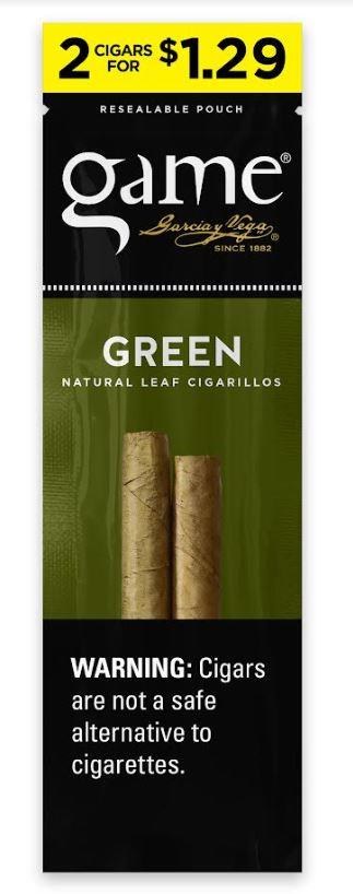 Game Cigarillos 2/$1.29 Green - Ravi's Import Warehouse