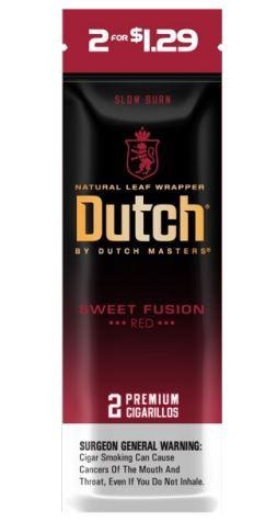 Dutch Cigarillo Sweet Fusion 2/$1.29 - Ravi's Import Warehouse