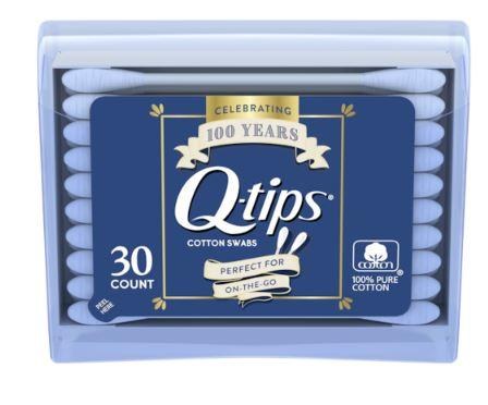 Q-Tip Cotton Swabs Purse Pack 30pc - Ravi's Import Warehouse