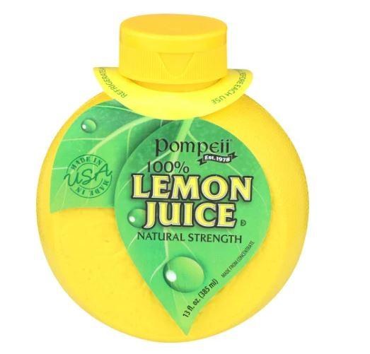 Pompeii Lemon Juice 13 oz - Ravi's Import Warehouse
