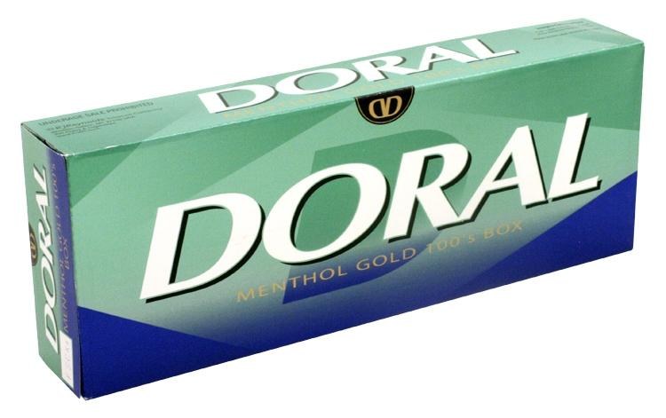 Doral Gold 100 Box Menthol - Ravi's Import Warehouse