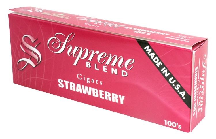 Supreme Blend Cigar Strawberry 100 - Ravi's Import Warehouse