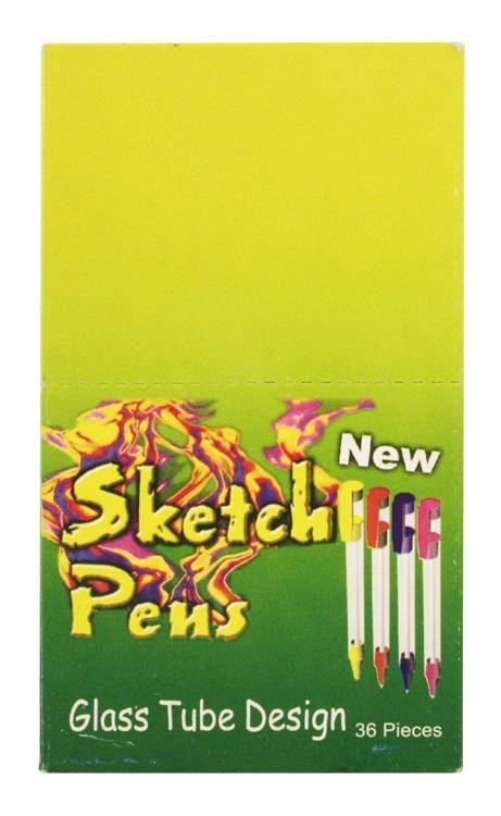 Sketch Pens Glass Tubes - Ravi's Import Warehouse