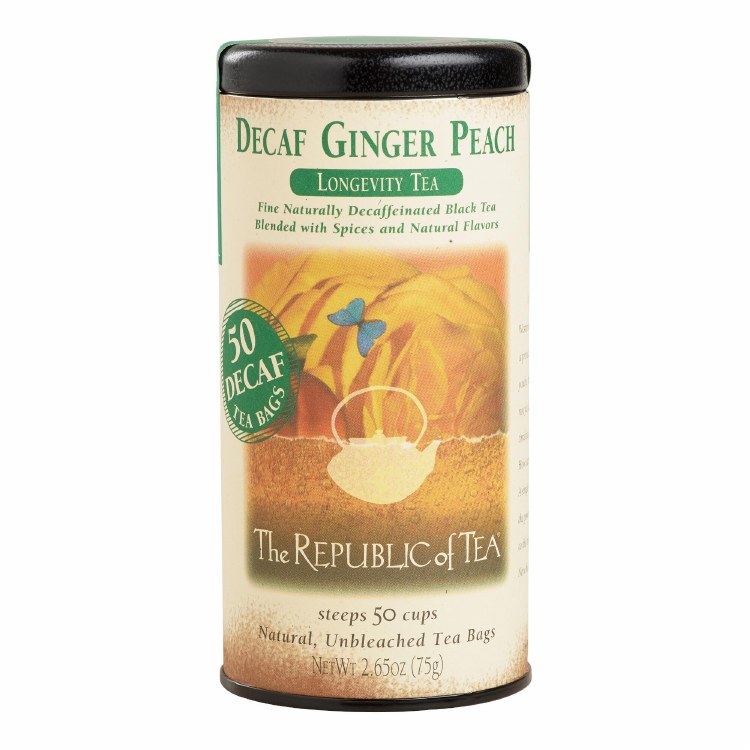 Ginger Peach Decaf Black Tea - Roberts Seafood Market