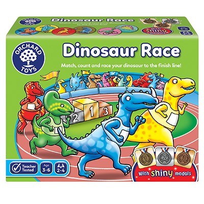 Dinosaur Race Counting & Matching Game