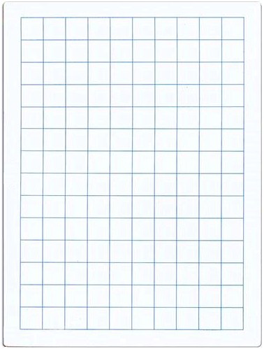 A4 20mm Grid/Blank Whiteboard