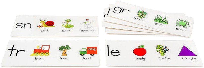 Blending Consonants Giant Flash Cards