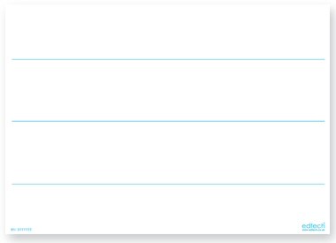 A4 Lined Landscape/Blank Whiteboard