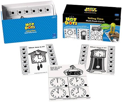 Hot Dots® Maths Practice Cards Telling Time