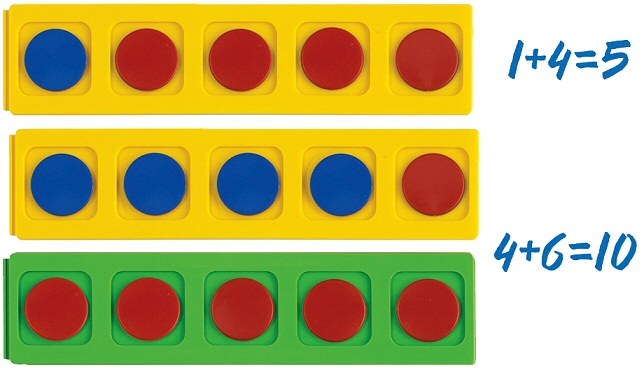 Plastic Five Frame Set (20 Frames & 100 Counters)