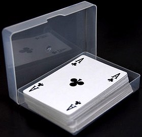 Premium Playing Cards in Plastic Container - Each