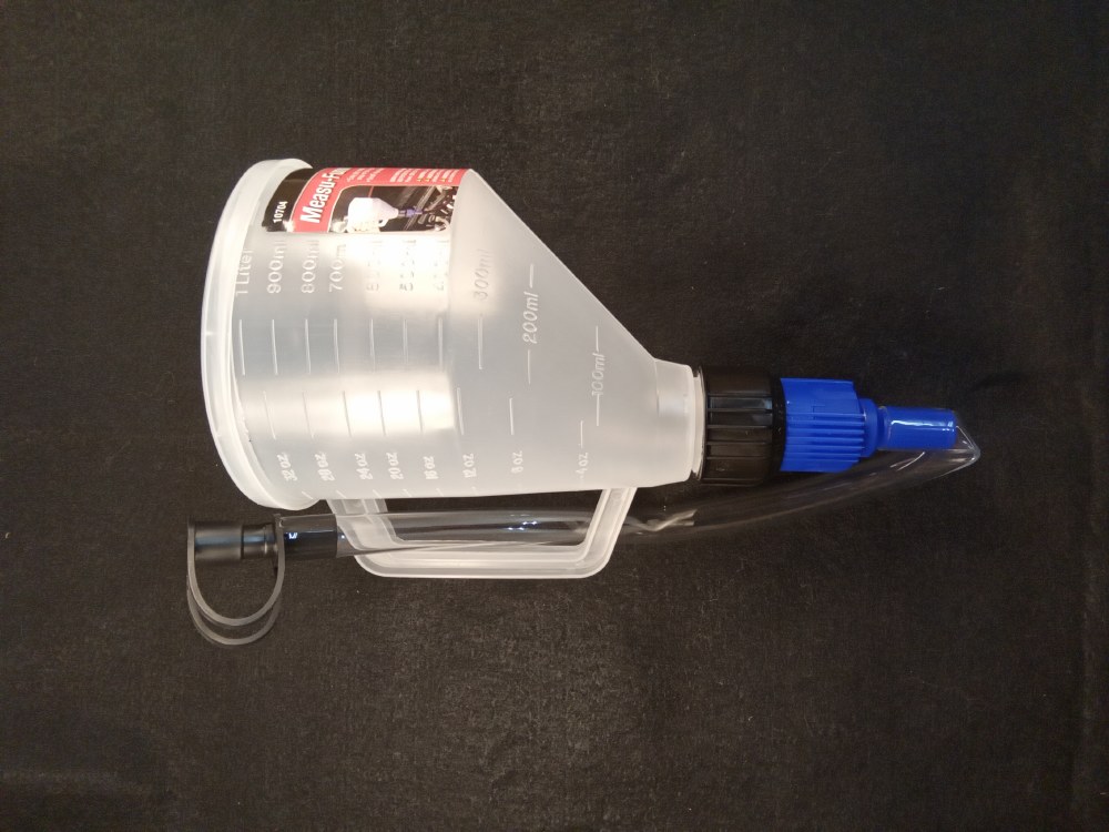 Measuring oil funnel with hose - Performance Engine & Chassis,