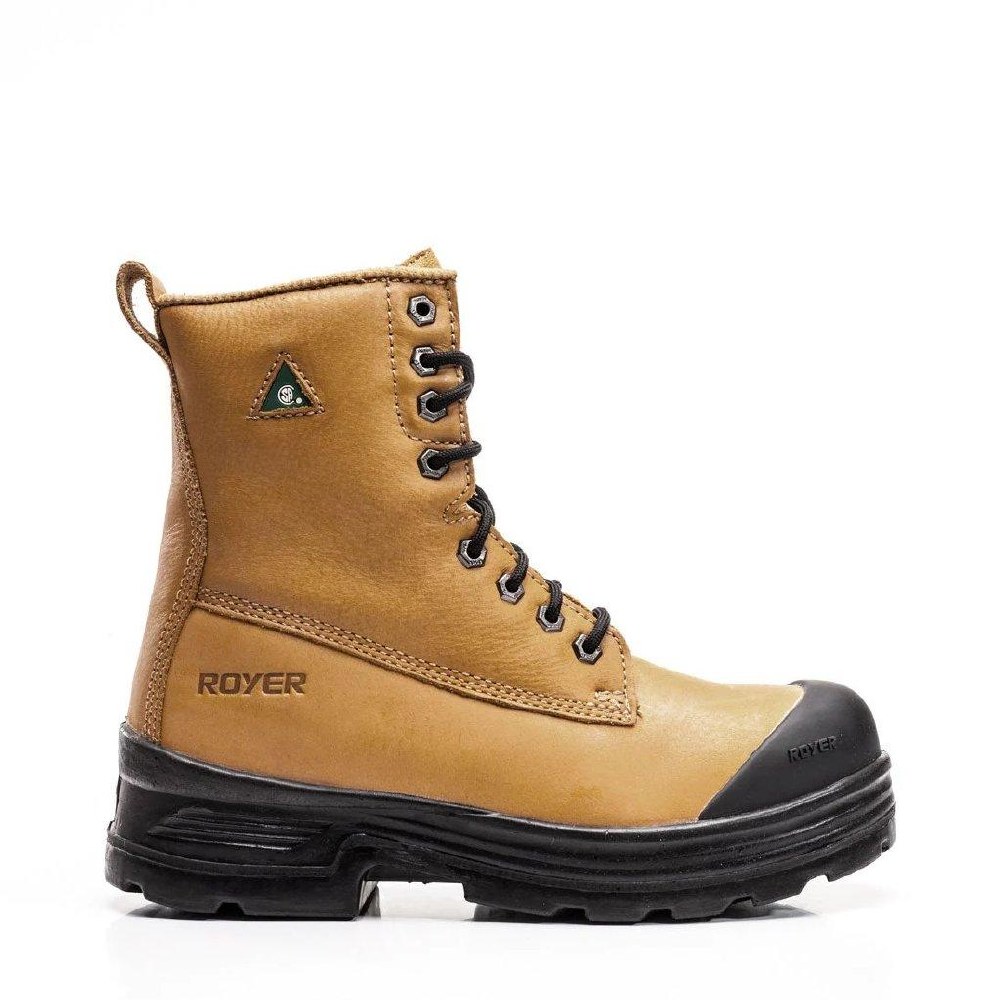 BOOT, 8" DUAL DENSITY, BEIGE, PARESHOCK TOE, ROYER - ALTRA RENTAL ...