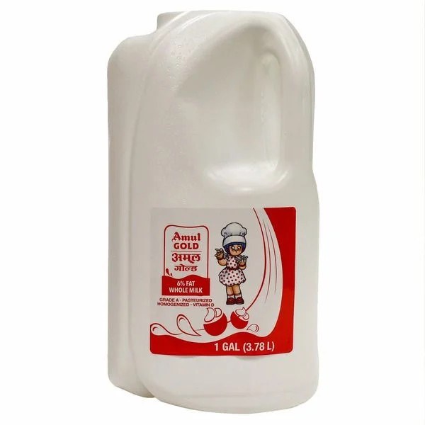 Amul Gold Milk 1 Gallon - EZ INDIAN GROCERY