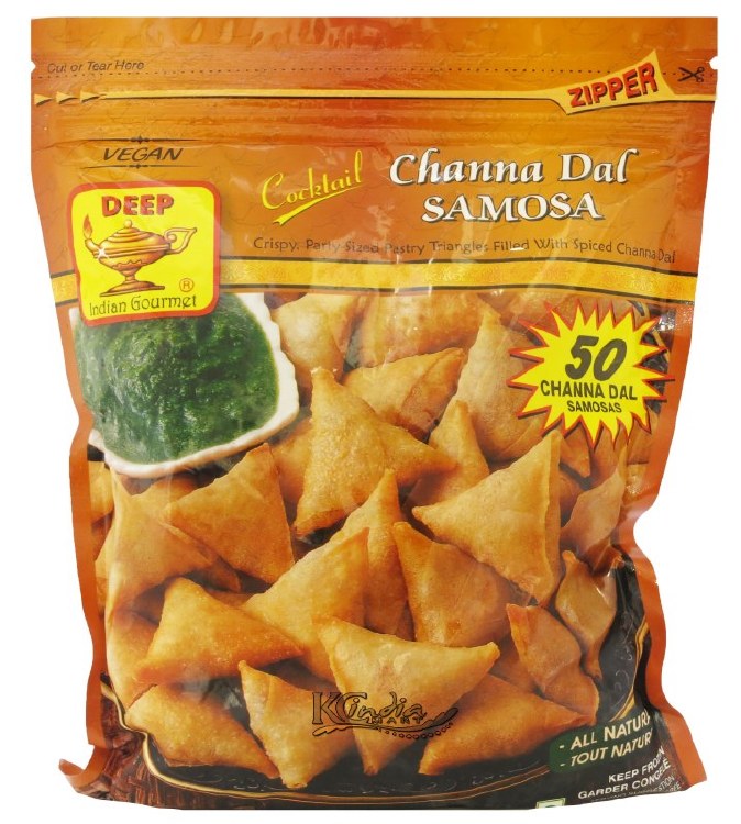 Deep Chana Dal Samosa 50pc - EZ INDIAN GROCERY