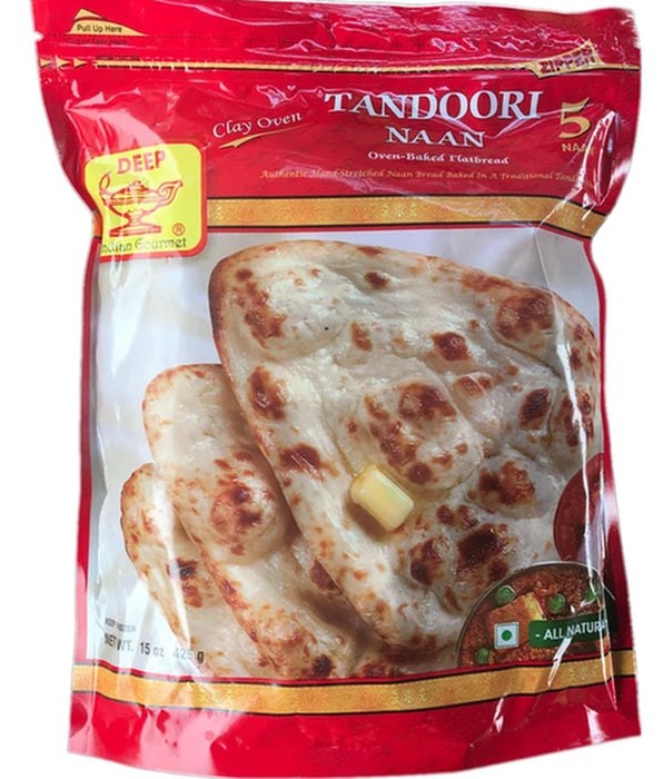 Deep Tandoori Naan 5 Pc Pack - EZ INDIAN GROCERY