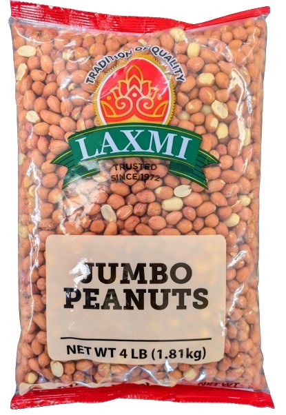 Laxmi Jumbo Peanuts 4lb - EZ INDIAN GROCERY