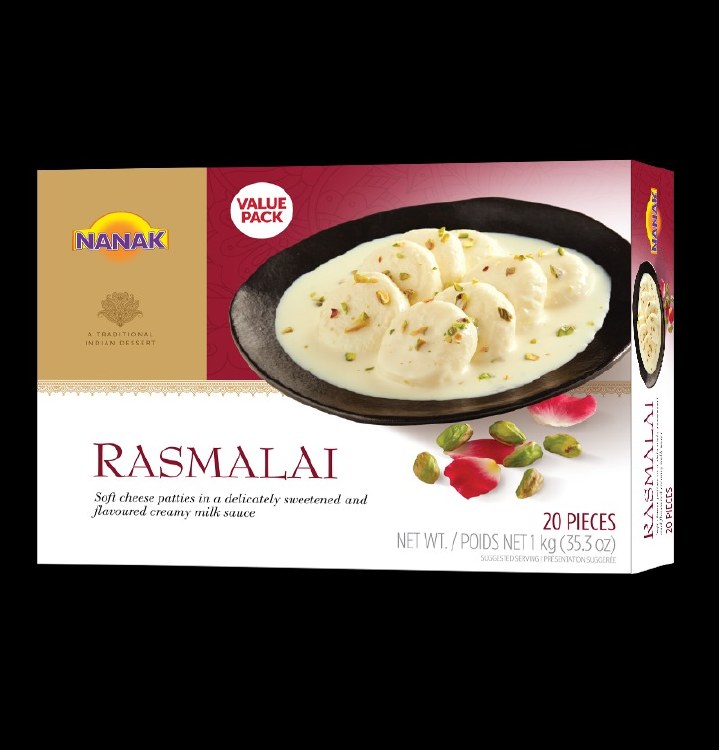 Nanak Rasmalai 1kg 20 Pcs - EZ INDIAN GROCERY